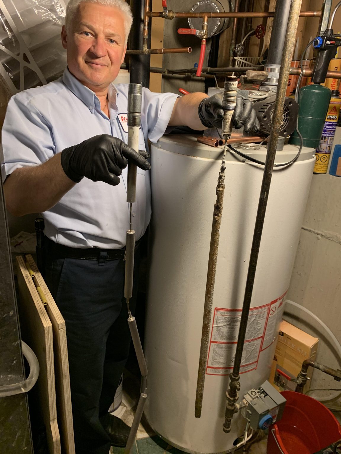 Magnesium Anode Rod Installation | DrainRooter Plumbing